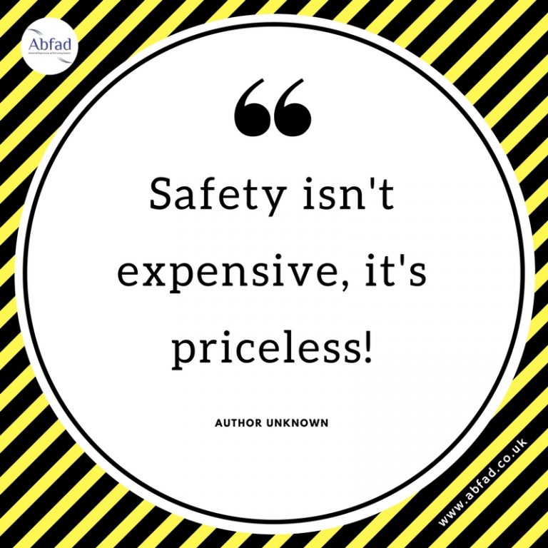 Safety first always!